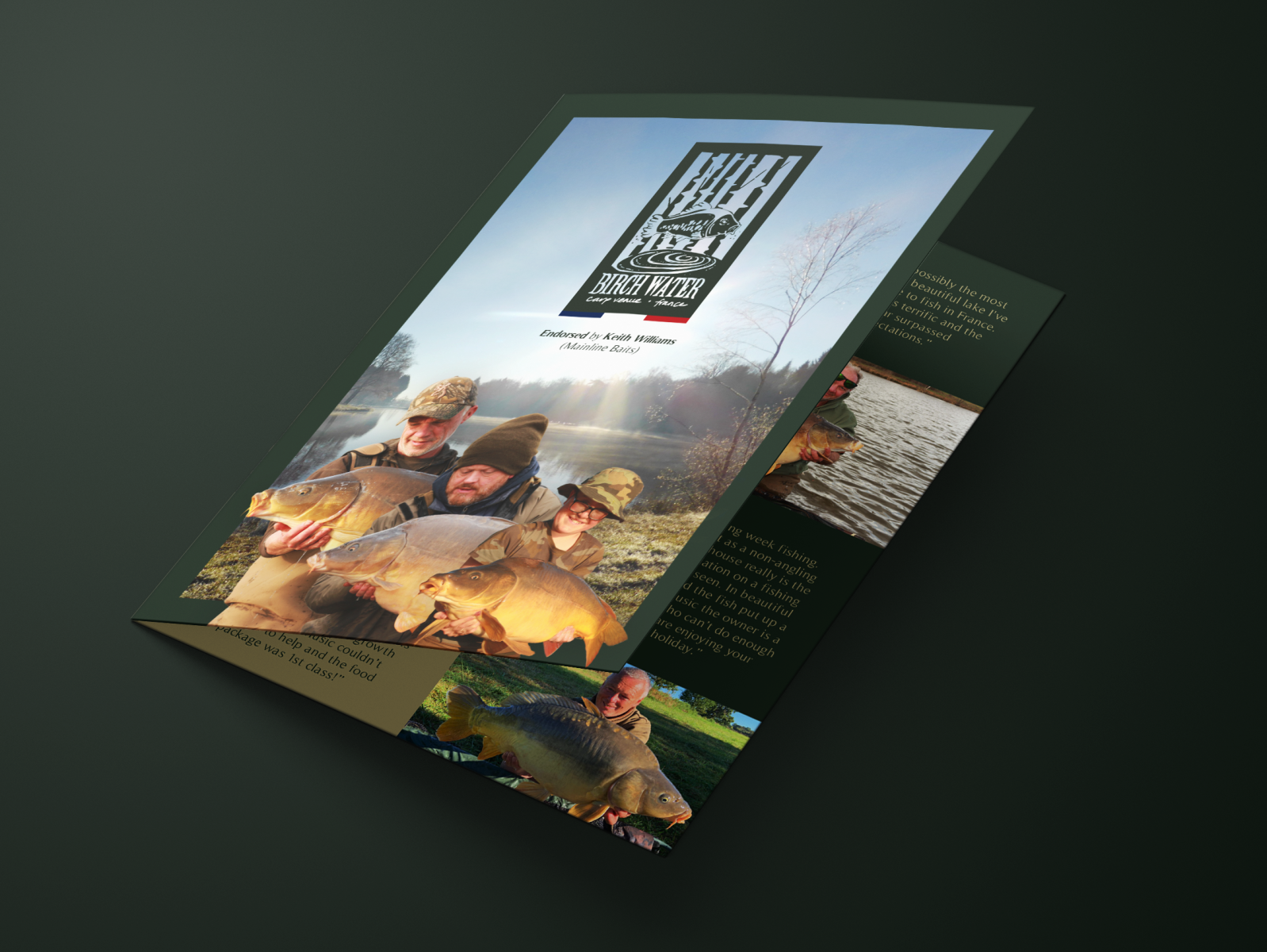 Fishing Lake Flyer by Ryan Orlowski on Dribbble