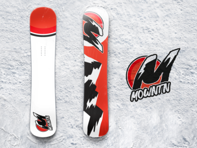 Snowboard & Brand Concept for MOWNTN by Ryan Orlowski on Dribbble
