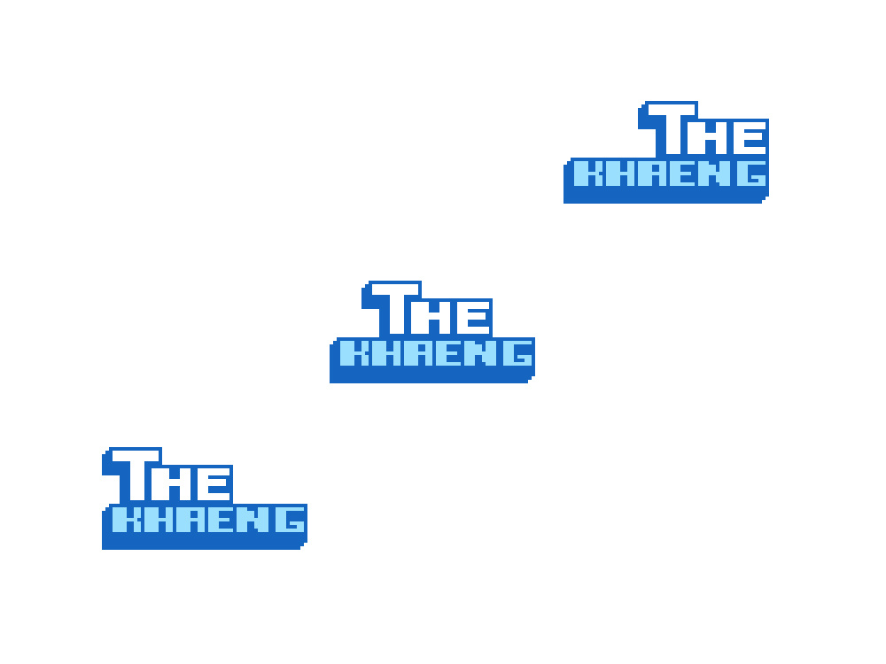 My "The Khaeng" Pixel Design Logo by The Khaeng on Dribbble