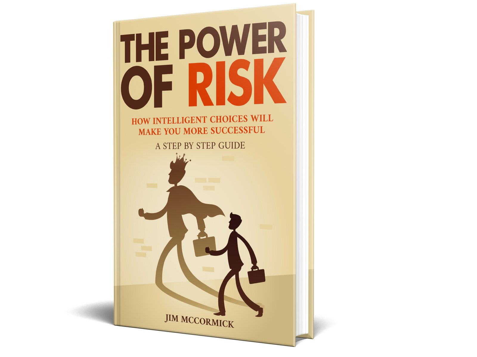 The power of risk Book cover by Ahmed Moghazy on Dribbble