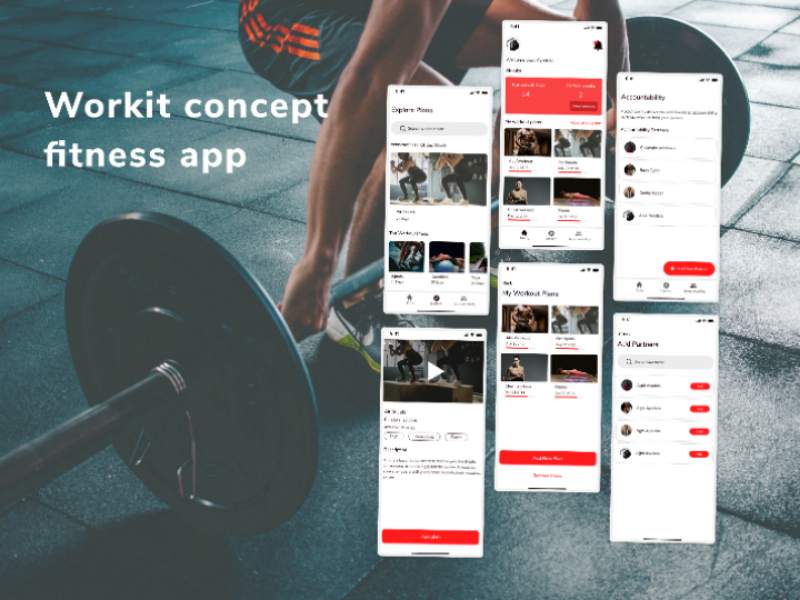Workit app by Agbi Ayodele on Dribbble