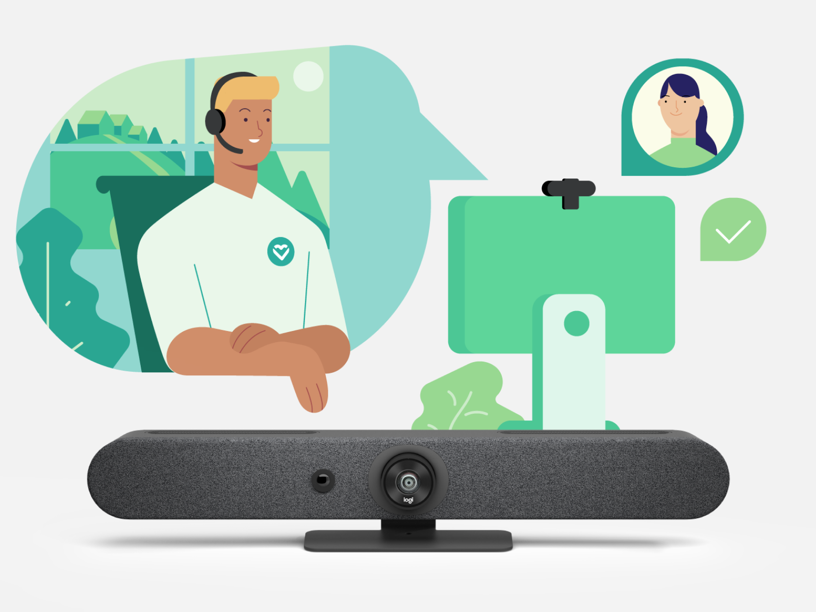 Illustration: 24/7 enterprise-grade support for Logitech Select by Hugo ...