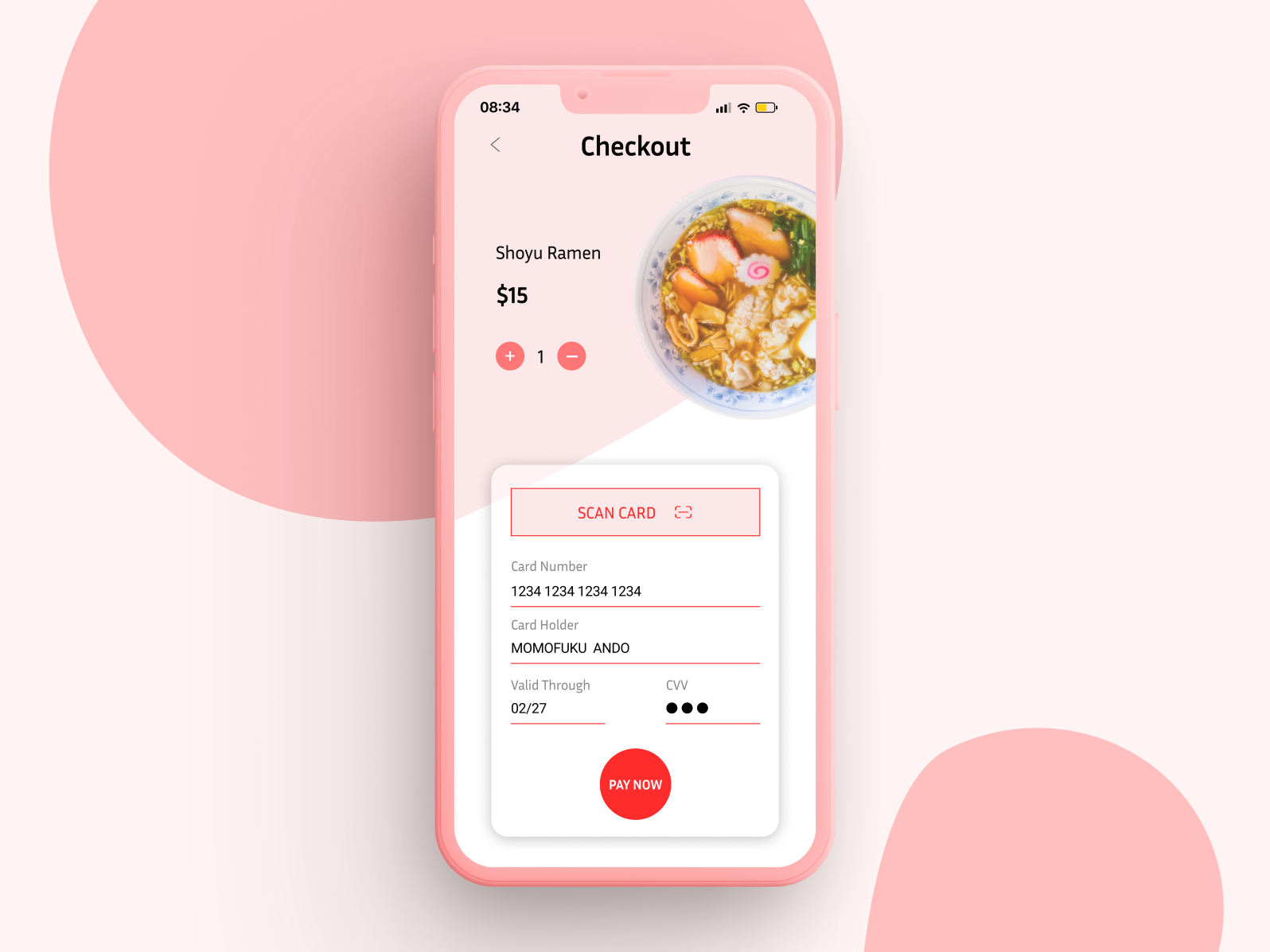 Daily UI 002 - Credit Card Checkout by Sakurako on Dribbble