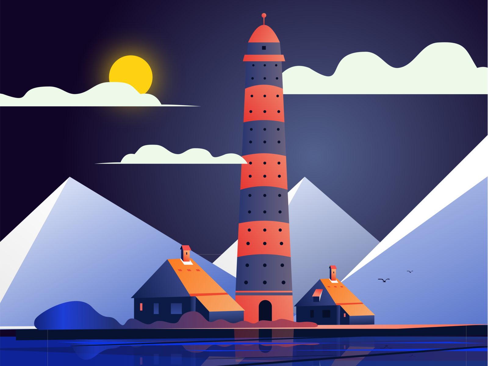 Scenery by Jesse Lee on Dribbble