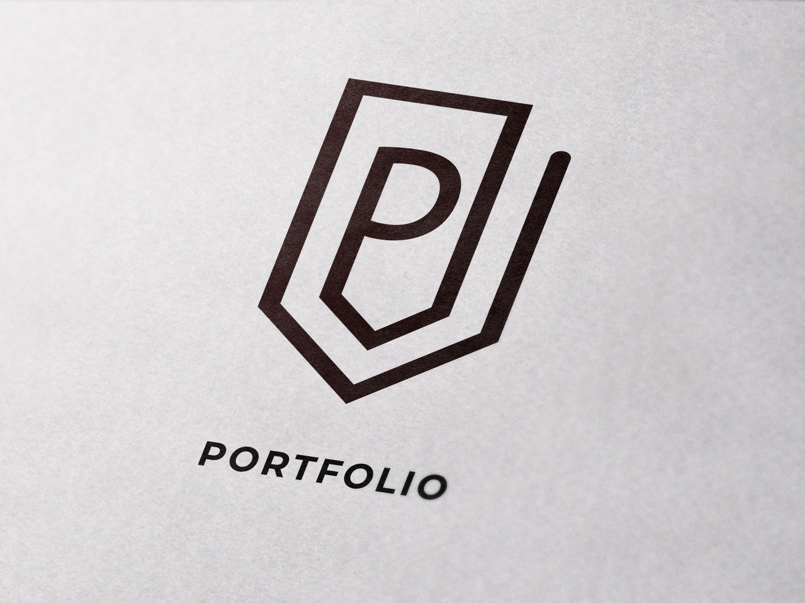 Portfolio Logo Concept by viki delic on Dribbble