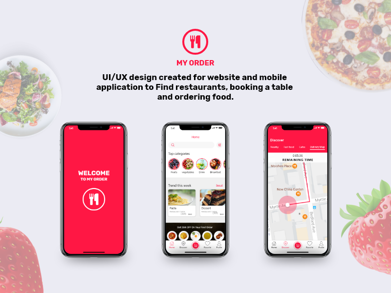 MY ORDER MOBILE APP. by Walaa Basem on Dribbble
