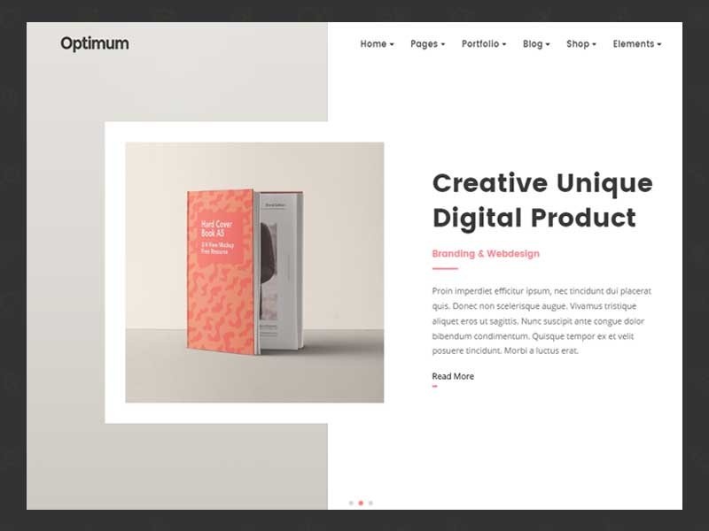 Work Showcase Carousel from Optimum WordPress Theme by Energetic Themes ...