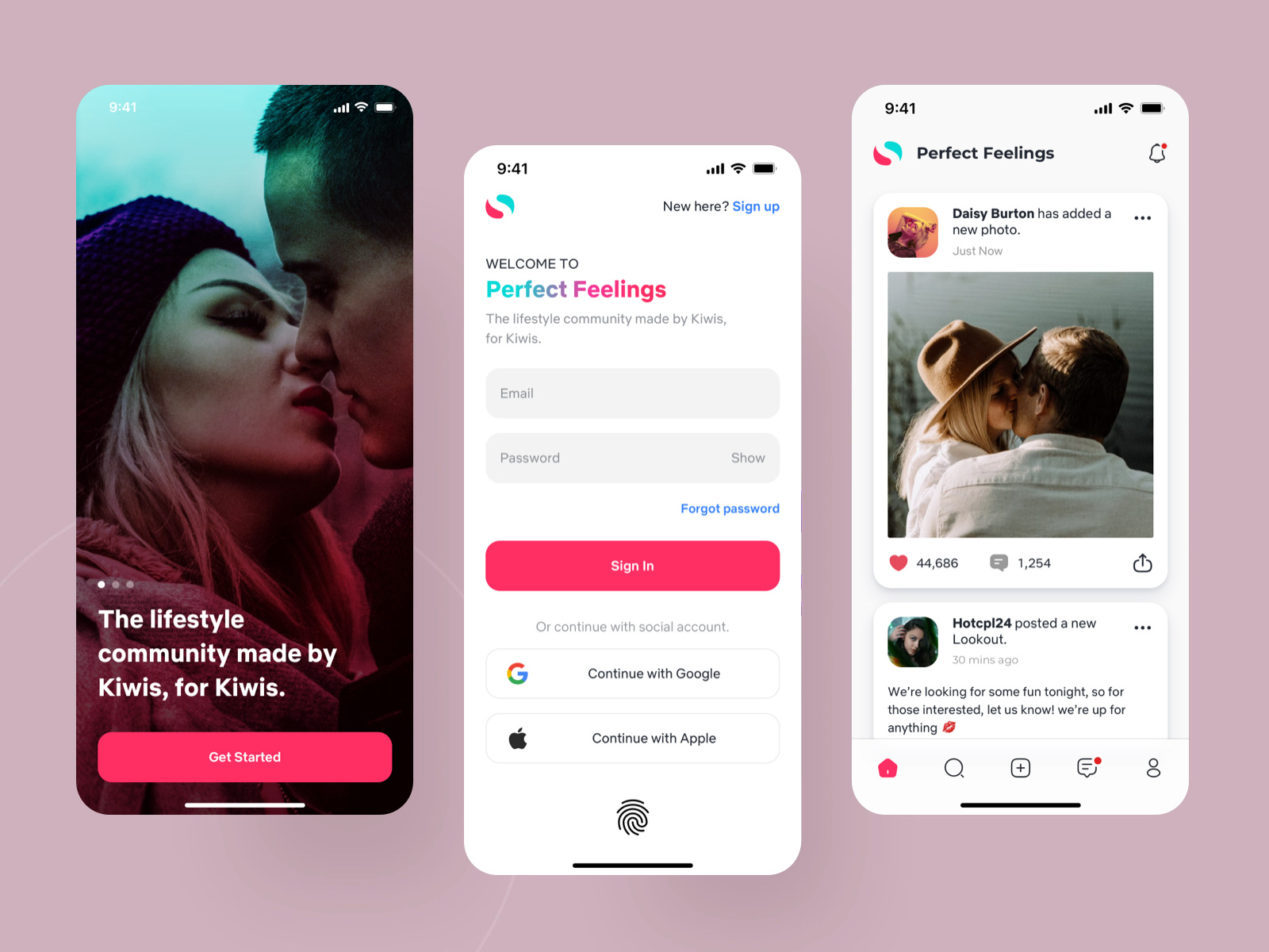 Perfect Feelings App by Ranbir Singh on Dribbble