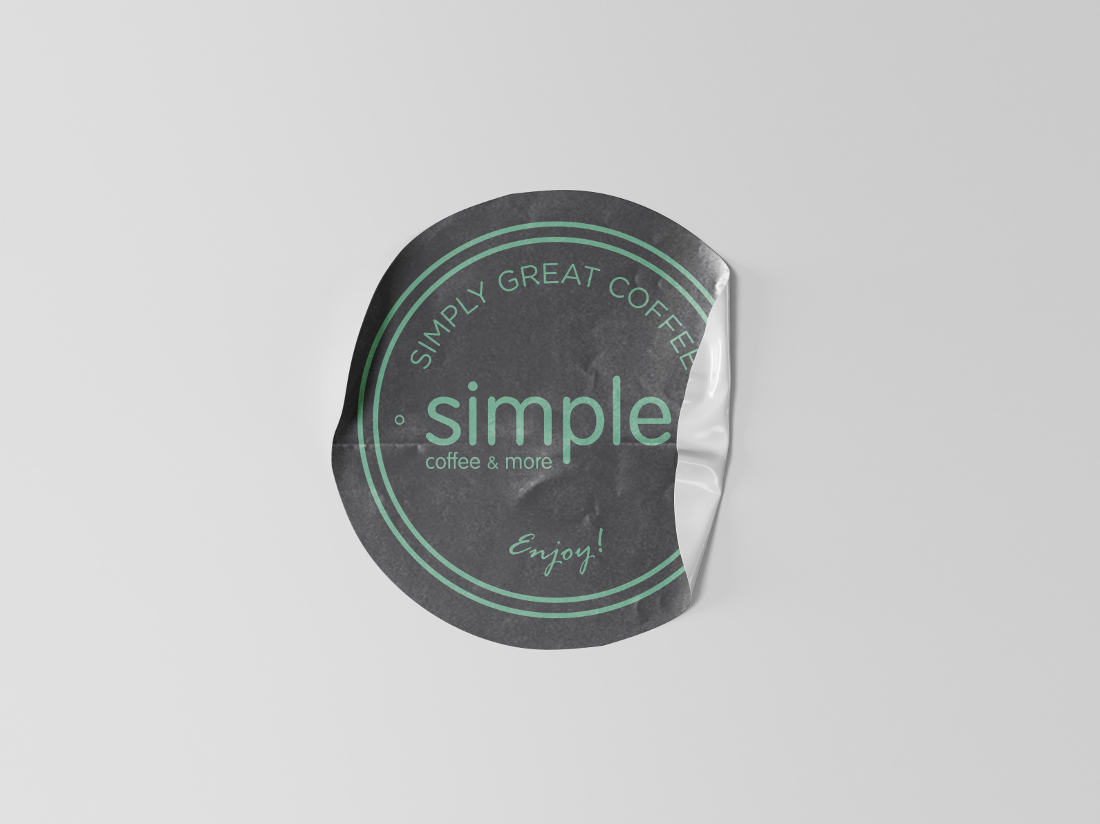 Sticker for coffee shop by Socrates Zazopoulos on Dribbble