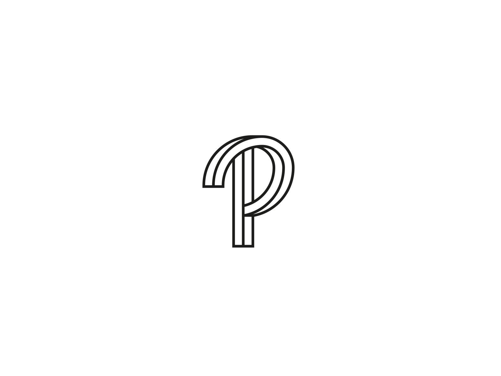 36+ Days of Type 2019 - letter P by Arkadiusz Haratym on Dribbble