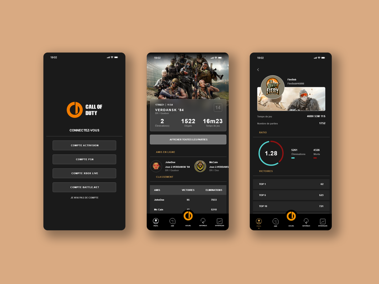 Call of Duty "Warzone" App Redesign by Aliseta on Dribbble