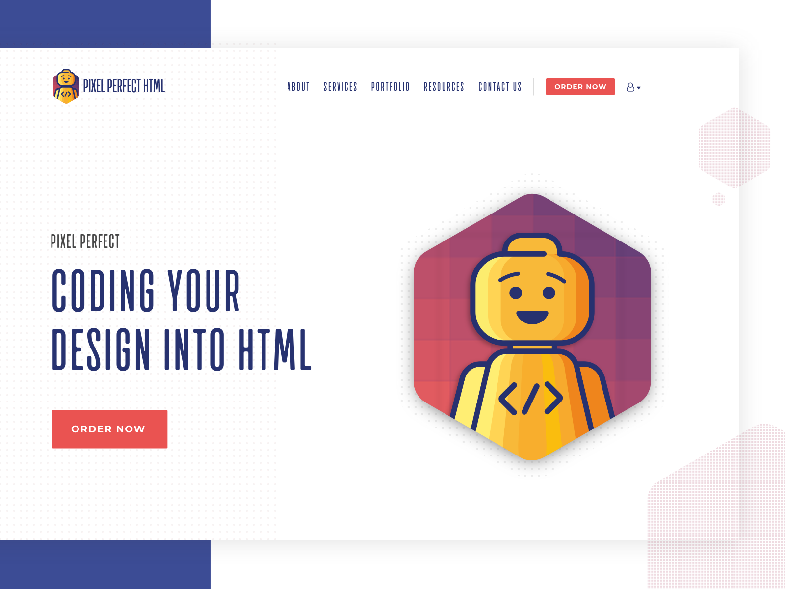 Pixel Perfect HTML Hero section exploration by Umang Rawal for ...
