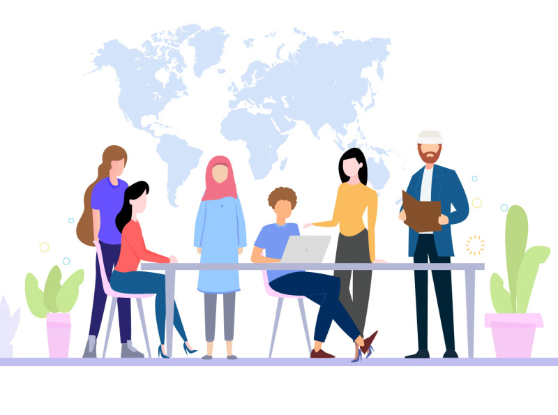 Community Illustration by Anjali on Dribbble