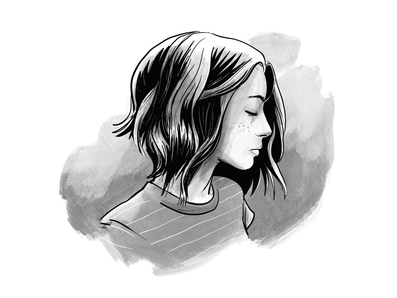 Ink wash by Mike Miller on Dribbble