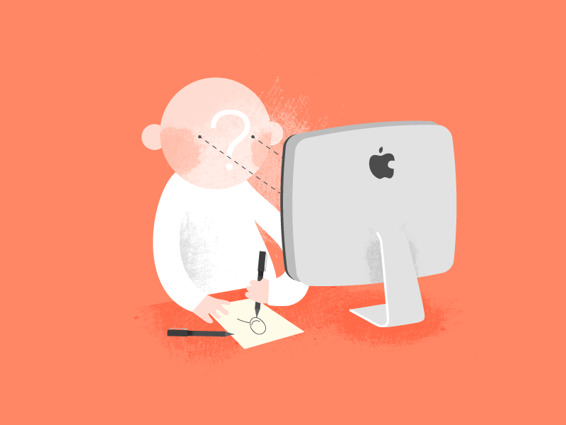 A Questionable Artist by Fuzzco™ on Dribbble