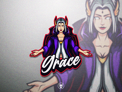 Grace Vector Mascot by Arzuka on Dribbble