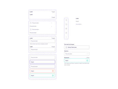 Free Figma Input Component by zakovska on Dribbble