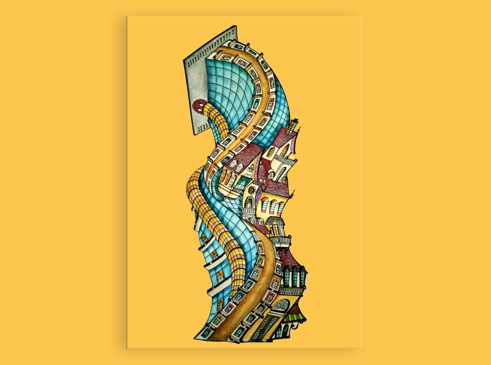 SURREAL EDIFICE by Sunayana Dash on Dribbble
