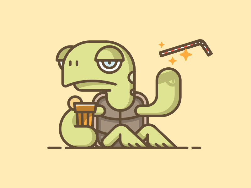 Grumpy Turtle by Chris on Dribbble