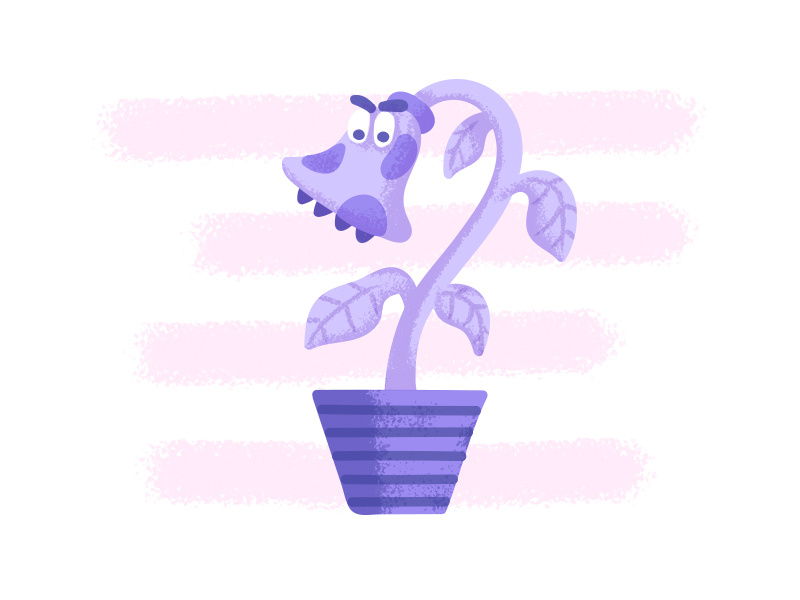 Angry Plant by Chris on Dribbble