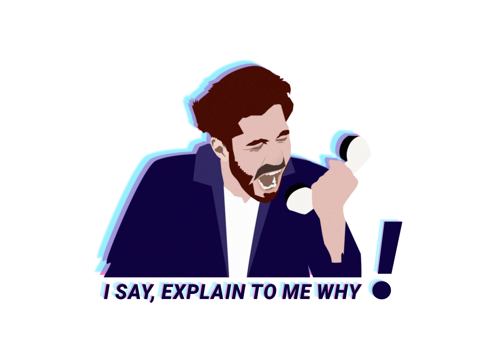 #1 - Paint : I say, explain to me why ! by Himbra on Dribbble