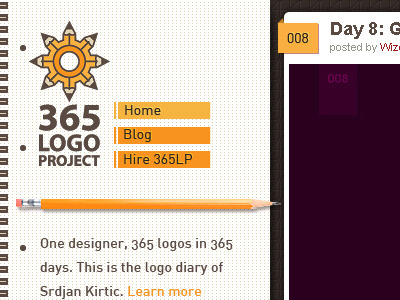 365 Logo Project by Damian Madray on Dribbble