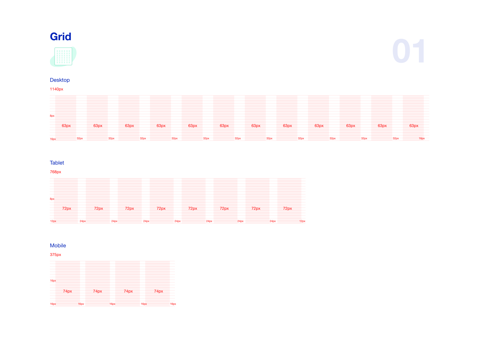 Responsive Grid by UI Plex on Dribbble