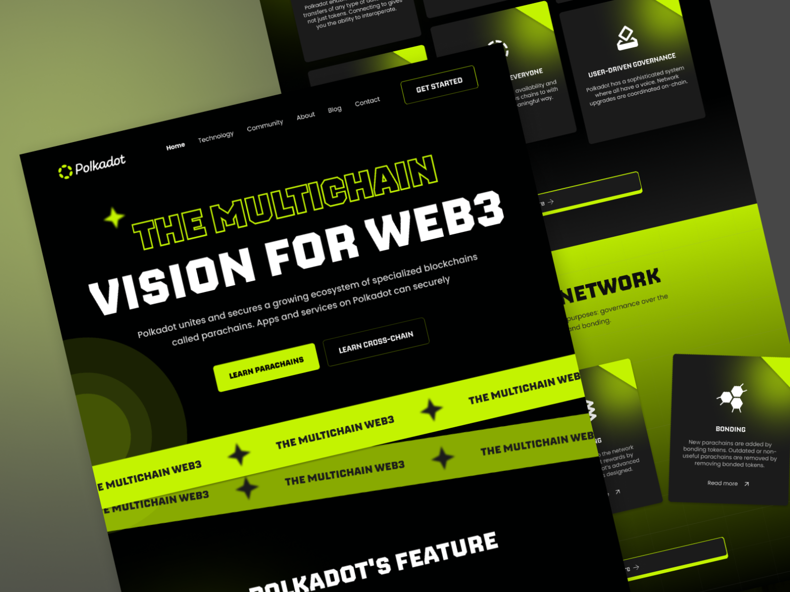 NFT landing page redesign by Kazi Mithu on Dribbble