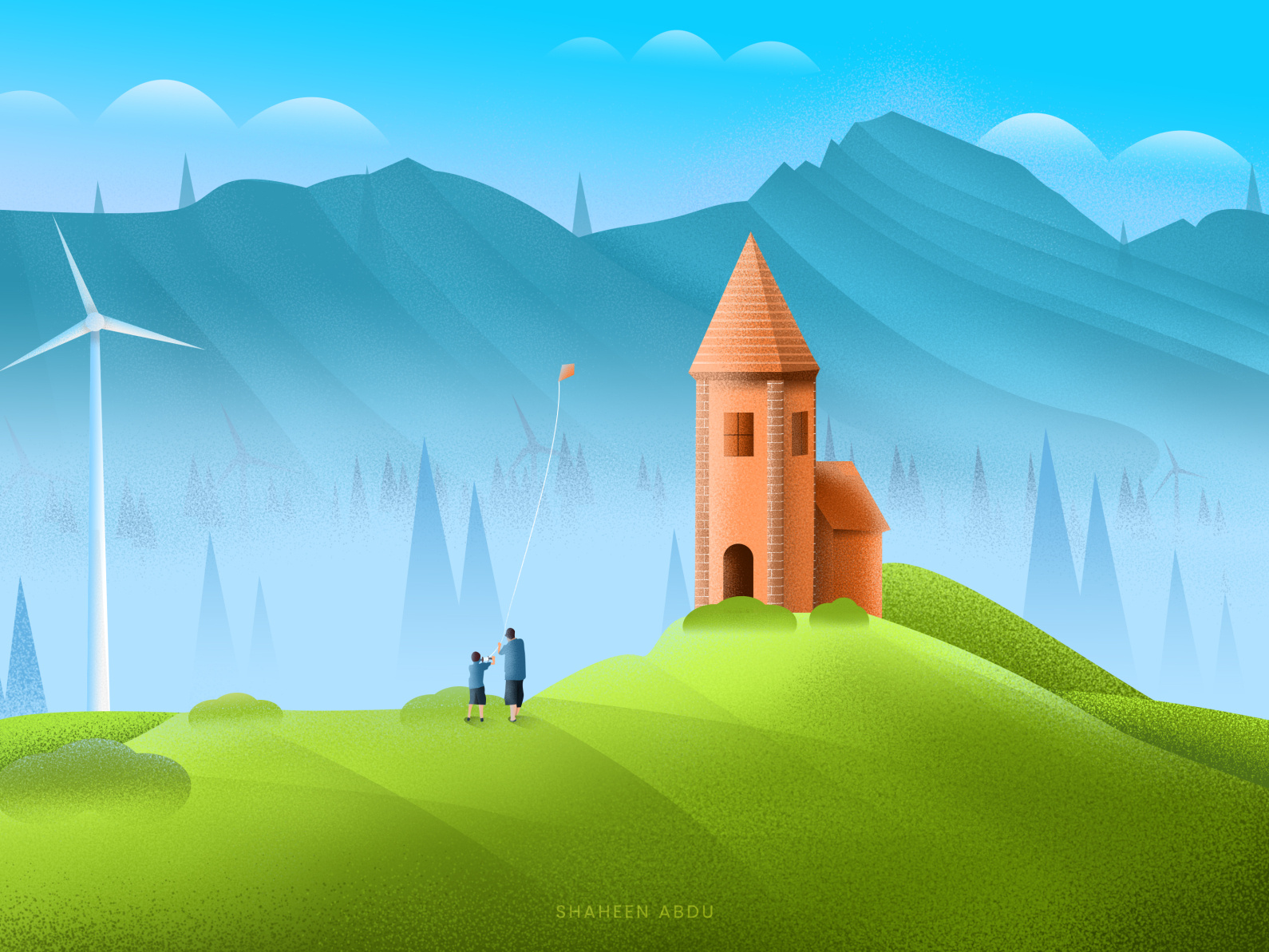 Fly High... 🎈 by Shaheen Abdu on Dribbble