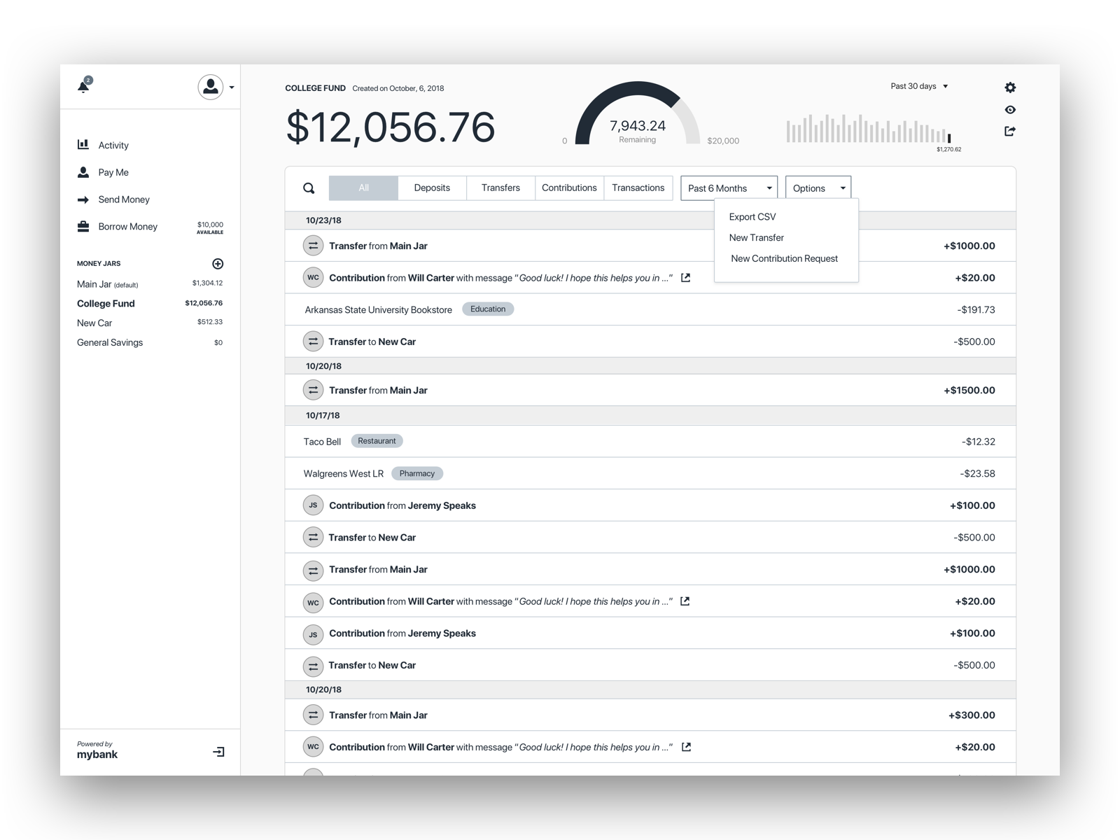 Banking Web App Wireframe by Arlton Lowry for Few on Dribbble
