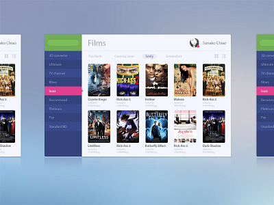 Film Ui by Sunako on Dribbble