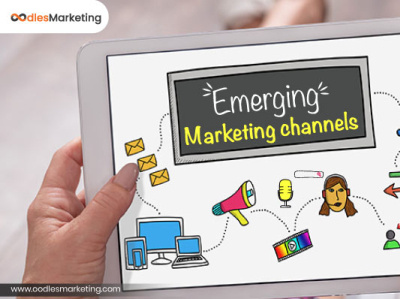 Emerging marketing channels by Oodles Marketing on Dribbble