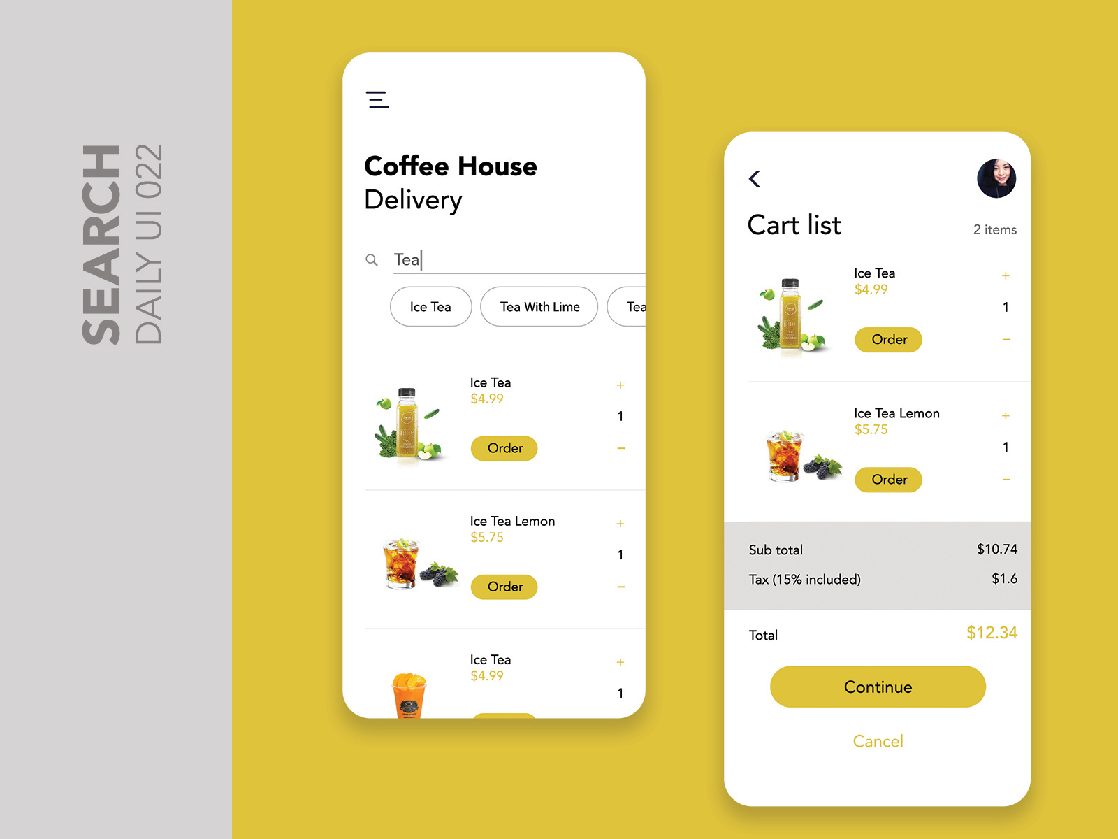Day 022 - Search Daily UI Design Challenge by Phuong Le on Dribbble