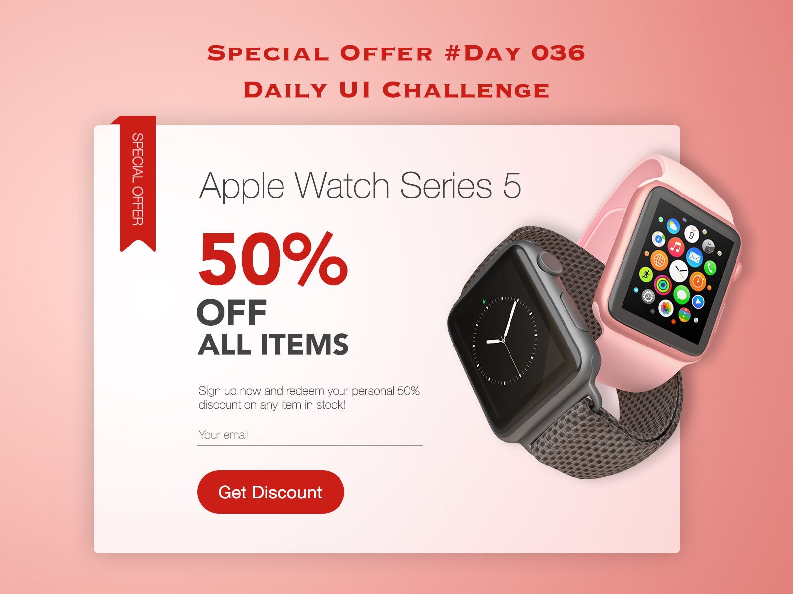 Day 036 - Special Offer - Daily UI Design by Phuong Le on Dribbble
