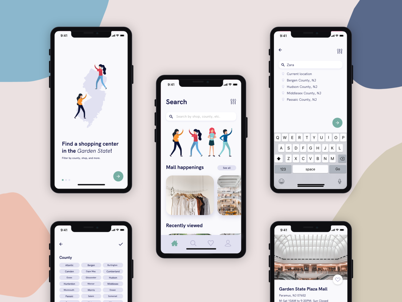 NJ Mall App (v2) by Gawoon Chung on Dribbble