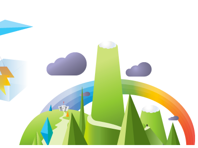 Happy Land by bill ma on Dribbble