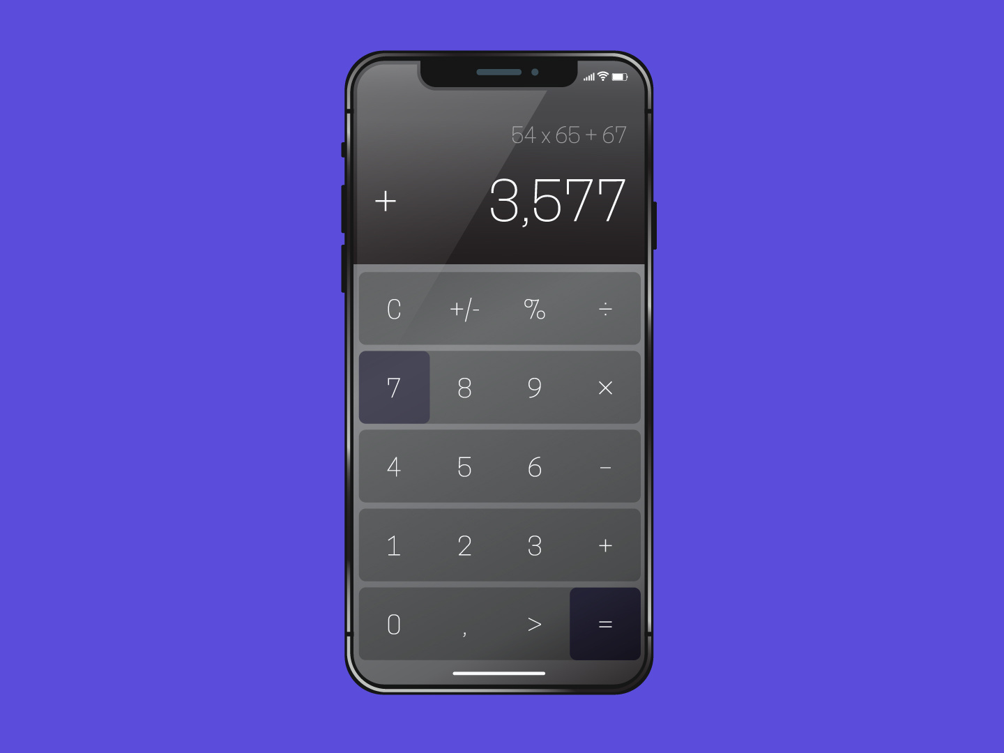 004 Calculator by Violeta Morett on Dribbble