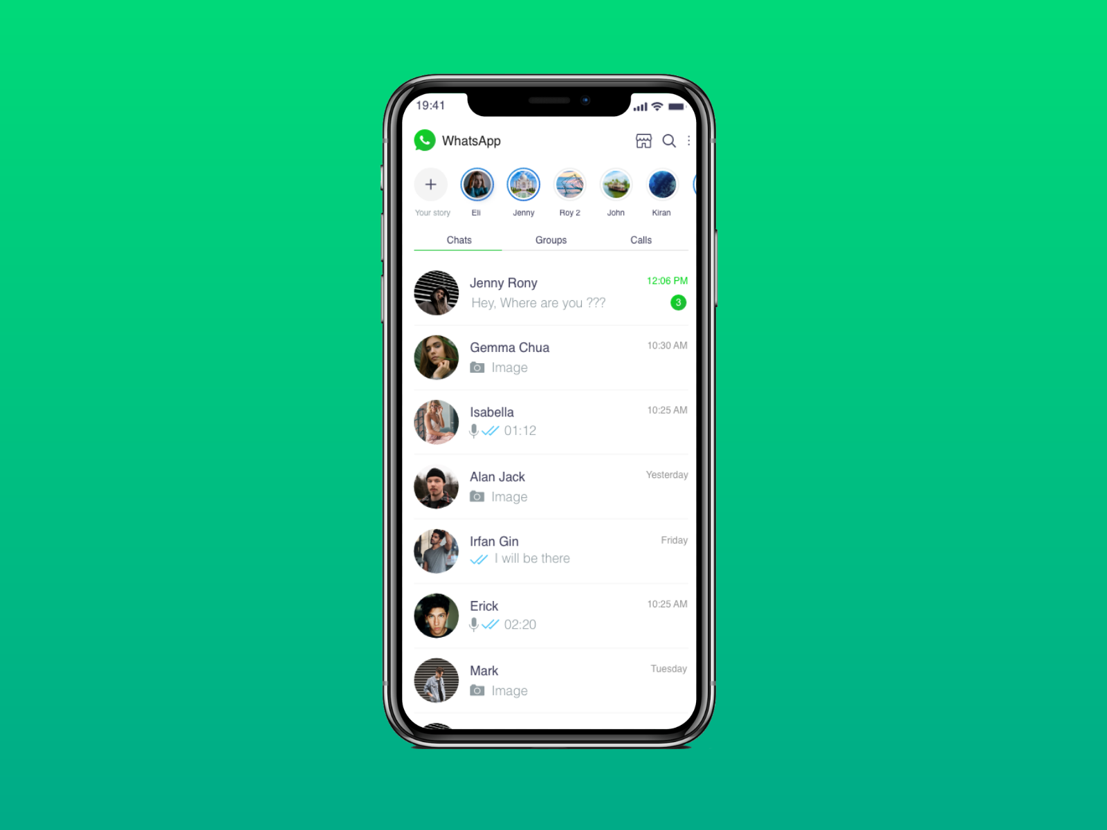 Whatsapp UI Redesign Challenge by Adarsh Devanand on Dribbble