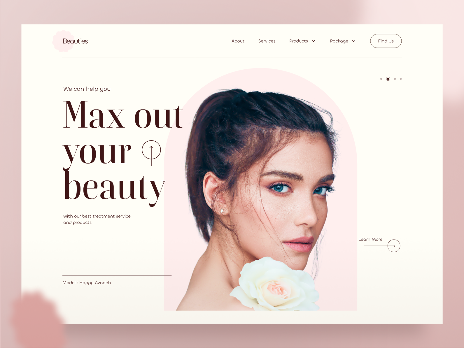 Beauties - Beauty and SPA Landing Page by Yasin Hasyemi for SLAB Design ...