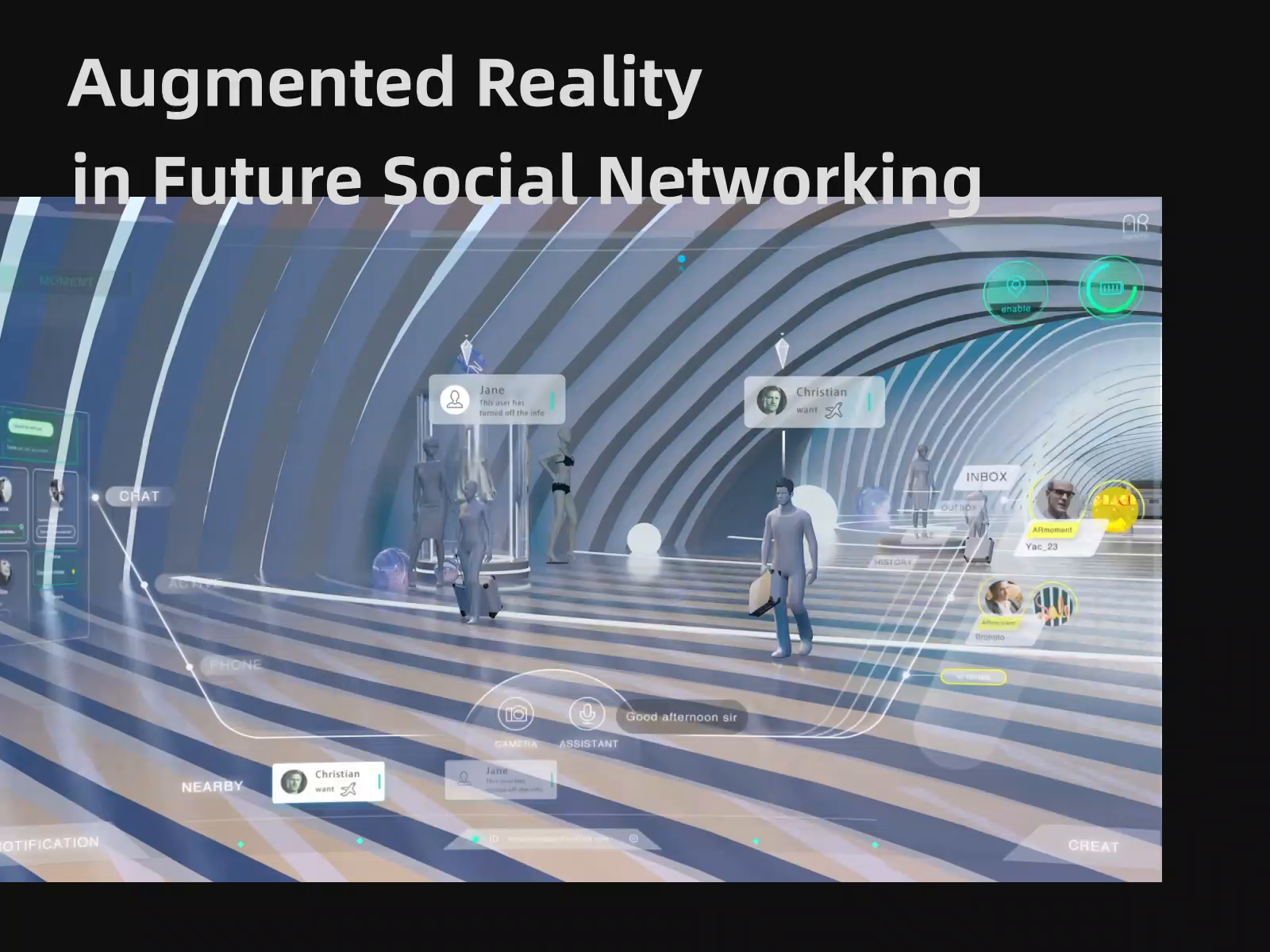 Augmented Reality in Future Social Networking by Gale G. for Queble on ...