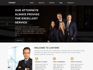 Free Advocate Website Tempalte by Smart Eye on Dribbble