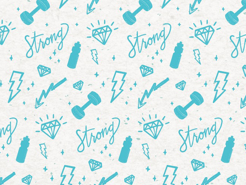 Strong Pattern by Katie Wright on Dribbble
