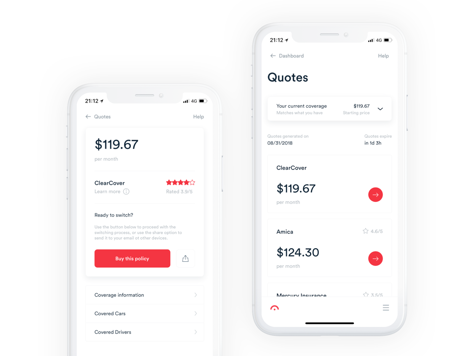 Jerry App - Quotes V2 by Patrick Westwood on Dribbble