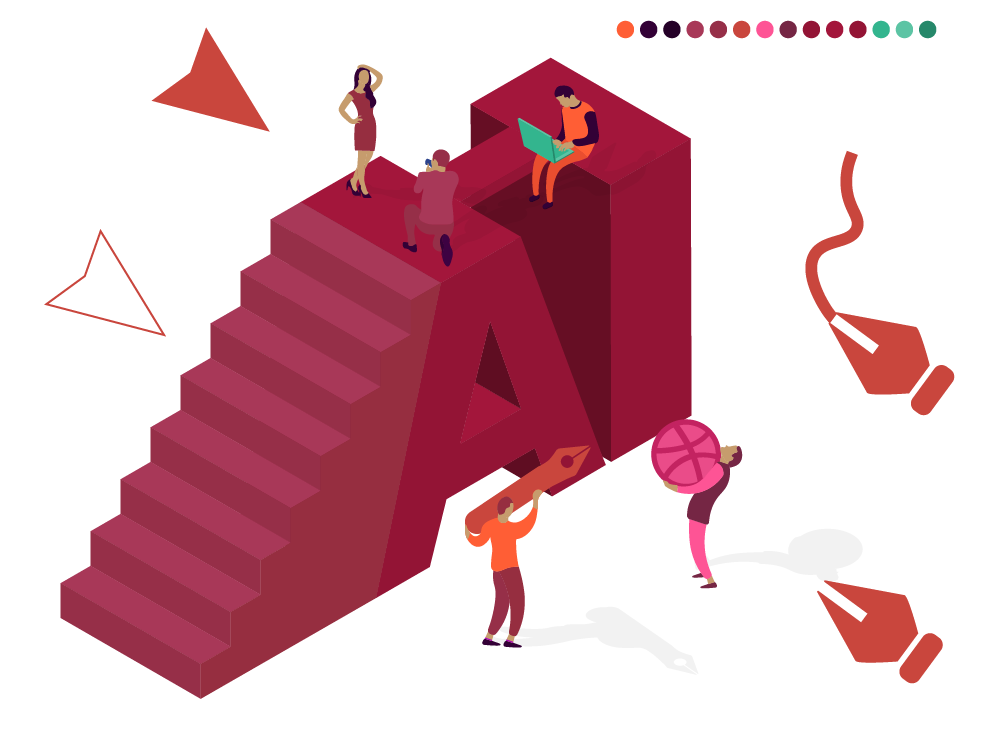 Illustration on my skills by Gift Isaac on Dribbble