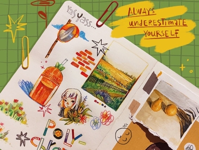 A Visual Journal by Husna Aghniya on Dribbble