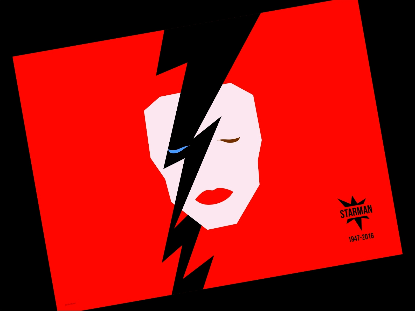 David Bowie by Javier Real on Dribbble