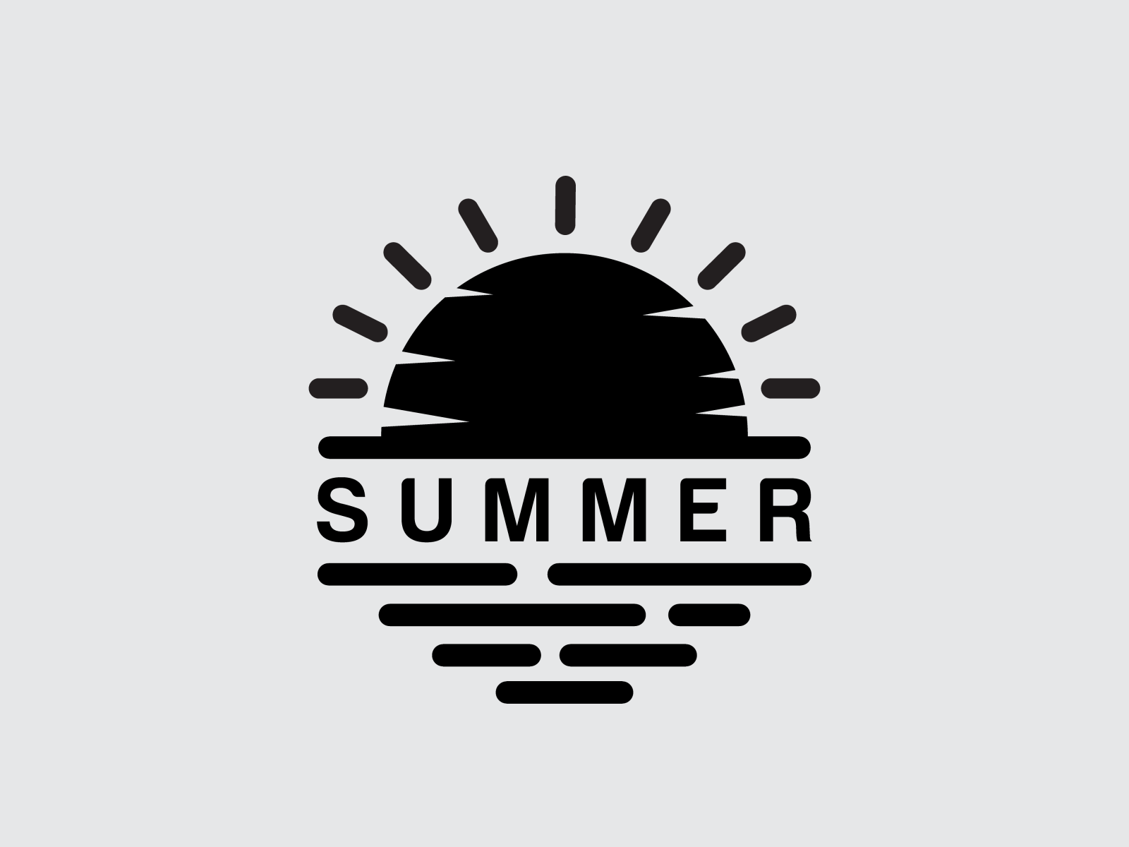 Logo Summer Design by zaqilogo on Dribbble