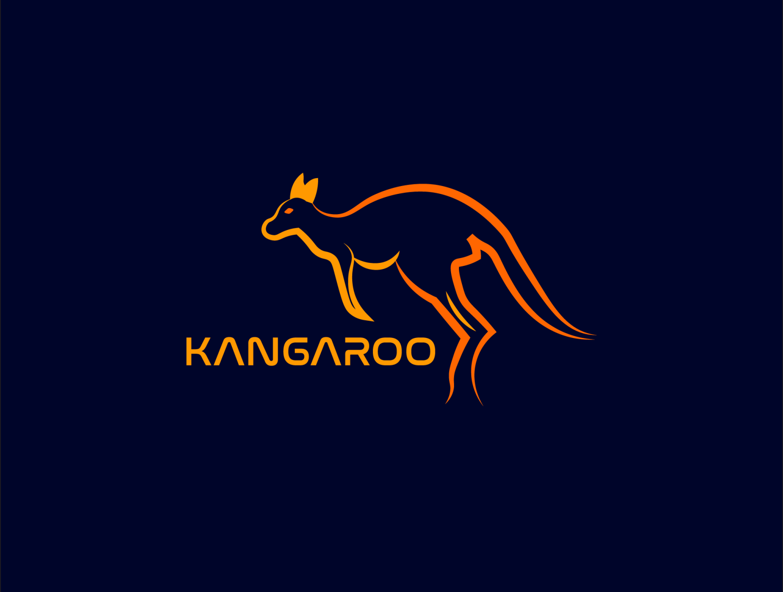 Kangaroo logo by zaqilogo on Dribbble