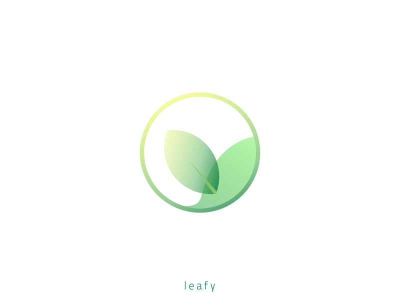 leafy Logo Concept by Wina Hafidh on Dribbble