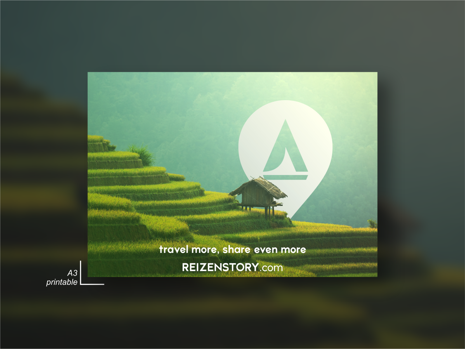 Reizen Poster by Wina Hafidh on Dribbble